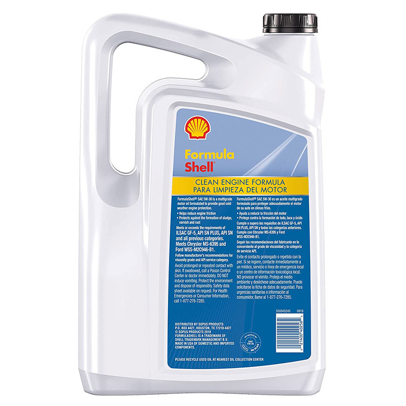 قیمت و خرید روغن موتور شل مدل Shell Formula 5W-30 حجم 4.73 لیتر