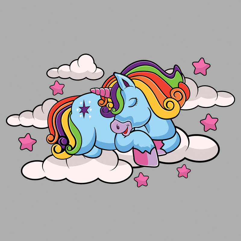 قیمت و خرید استیکر پارچه و لباس مدل dtf طرح یونیکورن کد H20.660 مجموعه 3 عددی