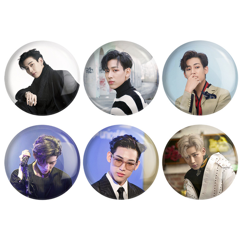 قیمت و خرید مگنت خندالو طرح بم بم گروه گات سون GOT7 کد 1246B مجموعه 6 عددی