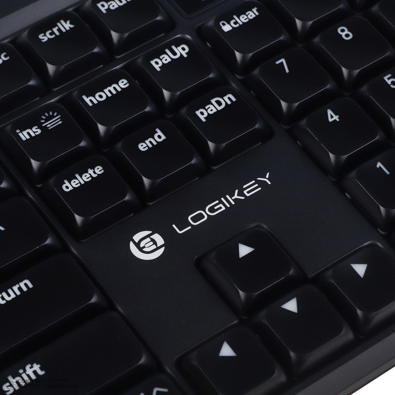 قیمت و خرید کیبورد بی سیم لاجی کی مدل K520B، سوییچ مکانیکال قرمز، Full-Size، نورپردازی RGB