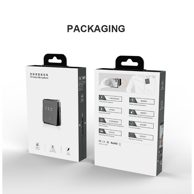 قیمت و خرید ست میکروفن بی سیم یقه ای مدل AirSky Dual TX