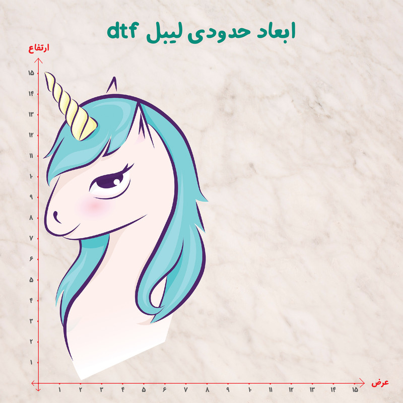 قیمت و خرید استیکر پارچه و لباس مدل dtf طرح یونیکورن کد H15.435 مجموعه 4 عددی