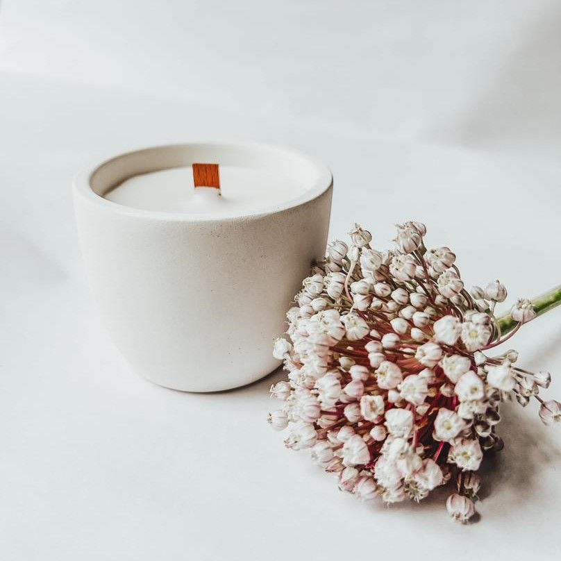 قیمت و خرید شمع دست ساز مدل بتنی مجموعه 3 عددی