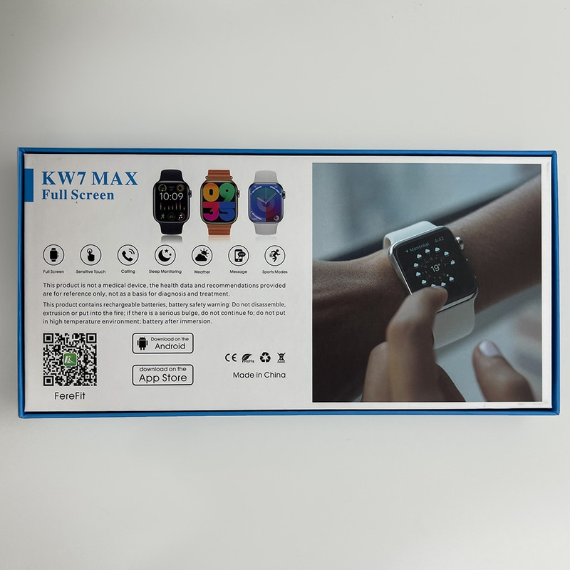 قیمت و خرید ساعت هوشمند کوئیک ویر مدل KW7 MAX