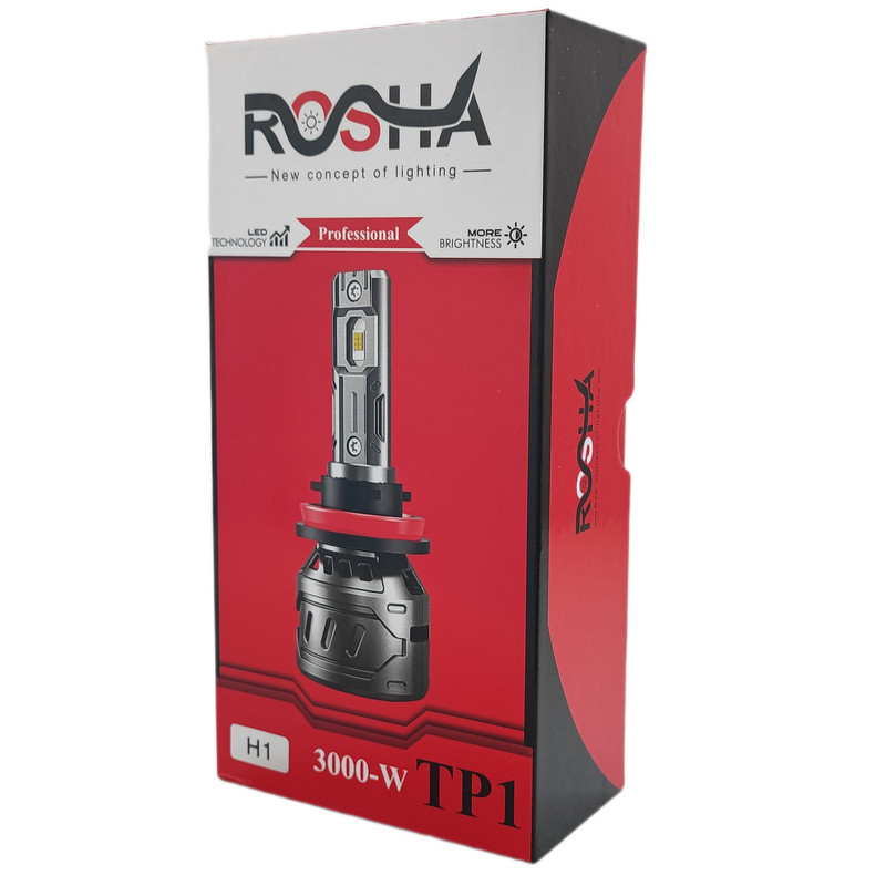 قیمت و خرید هدلایت لامپ خودرو روشا مدل TP1 پایه H1 بسته دو عددی