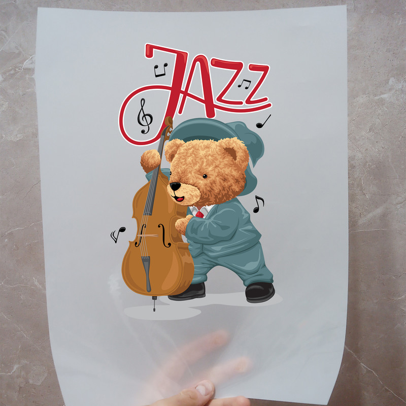 مشخصات، قیمت و خرید استیکر پارچه و لباس مدل dtf طرح تدی کد H30.79 مجموعه 24 عددی | دیجی‌کالا