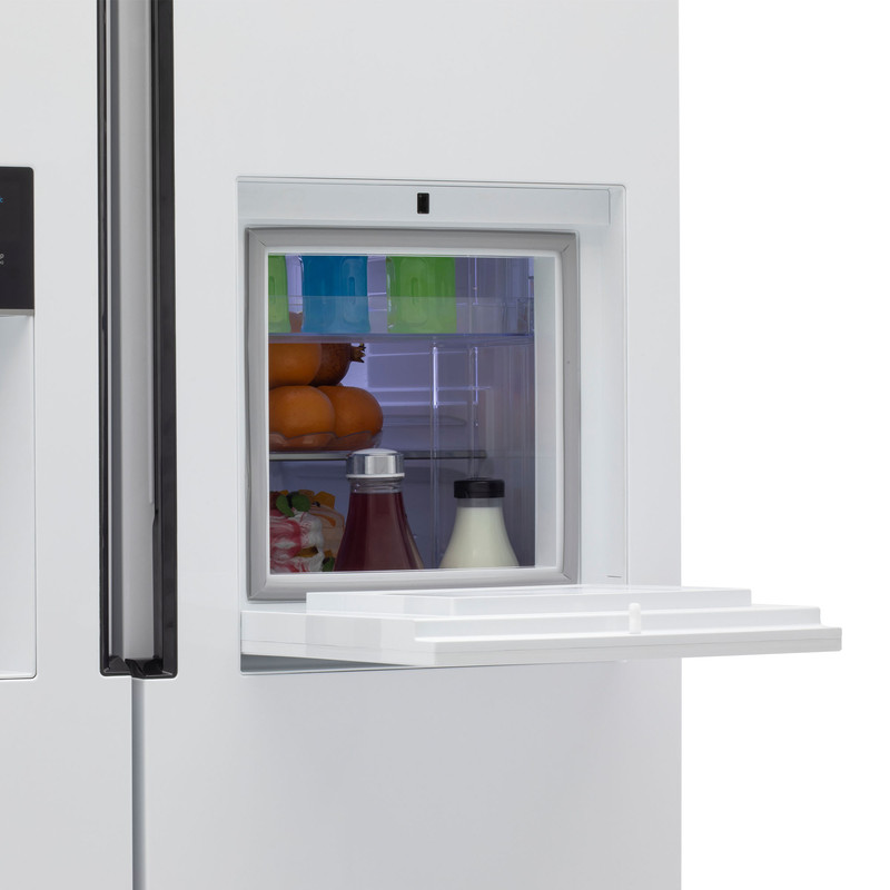 قیمت و خرید یخچال و فریزر ساید بای ساید 27 فوت اسنوا مدل SN8-2261GW