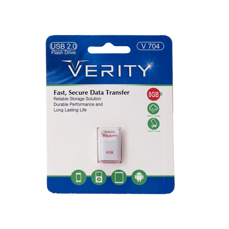 قیمت و خرید فلش مموری وریتی مدل V 704 ظرفیت 8 گیگابایت