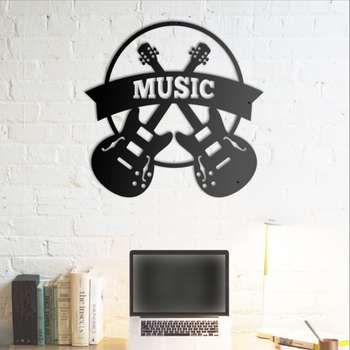 قیمت و خرید تابلو مینیمال رومادون طرح Music کد 1557