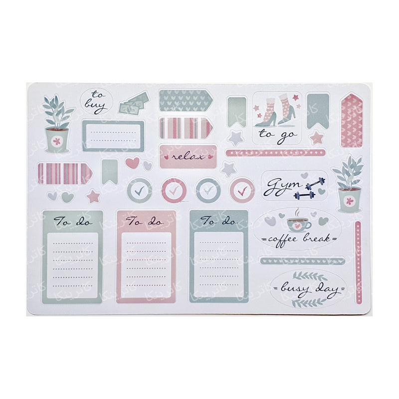 قیمت و خرید برچسب کاترینکا طرح برش خورده بولت ژورنال و اسکرپ بوک مدل A5 ...