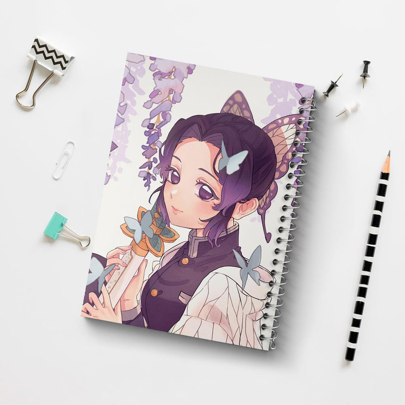 قیمت و خرید دفتر نقاشی 50 برگ خندالو مدل شینوبو کوچو انیمه شیطان کش کد ...