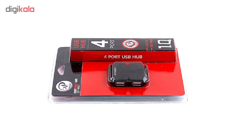 قیمت و خرید هاب 4 پورت USB 2.0 ایکس پی پروداکت مدل H807