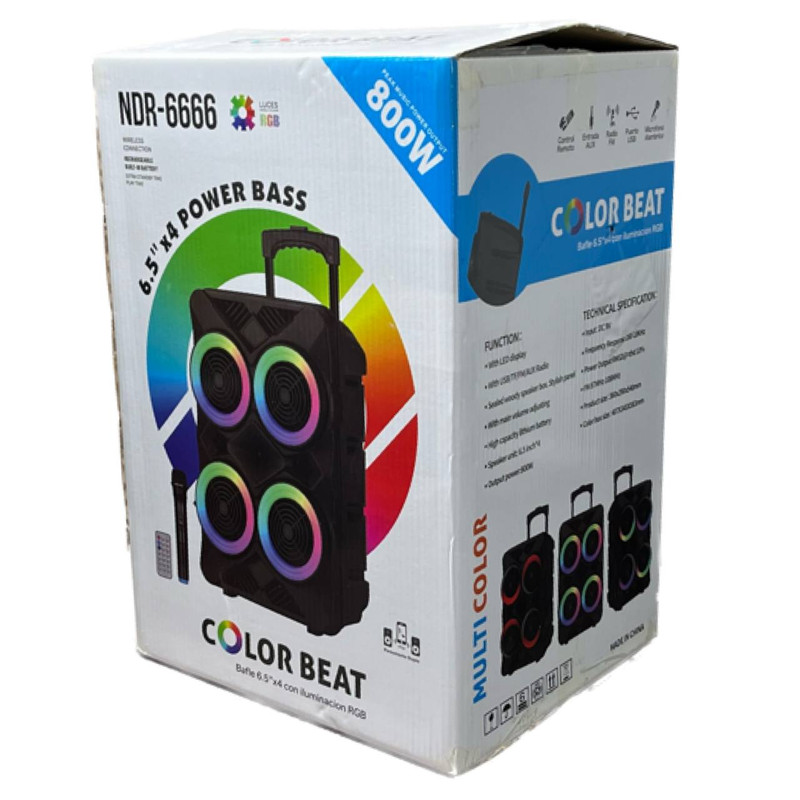 قیمت و خرید اسپیکر بلوتوثی قابل حمل مدل NDR-6666