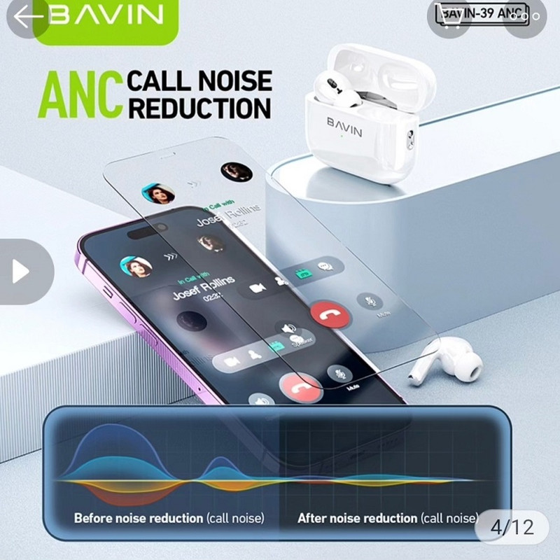 قیمت و خرید هندزفری بلوتوثی باوین مدل 39 bavin