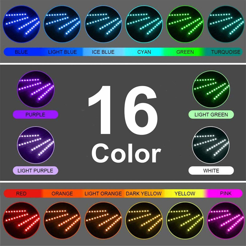 قیمت و خرید چراغ زیر پایی خودرو مدل RGB MOON