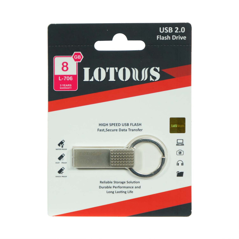 قیمت و خرید فلش مموری لوتوس مدل L706 ظرفیت 8 گیگابایت