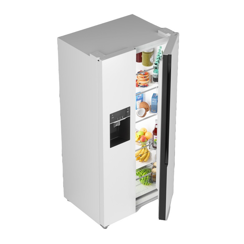 قیمت و خرید یخچال فریزر ساید بای ساید 32 فوت جی پلاس مدل GSS-P7636W/S، دارای آبسردکن و یخساز ...