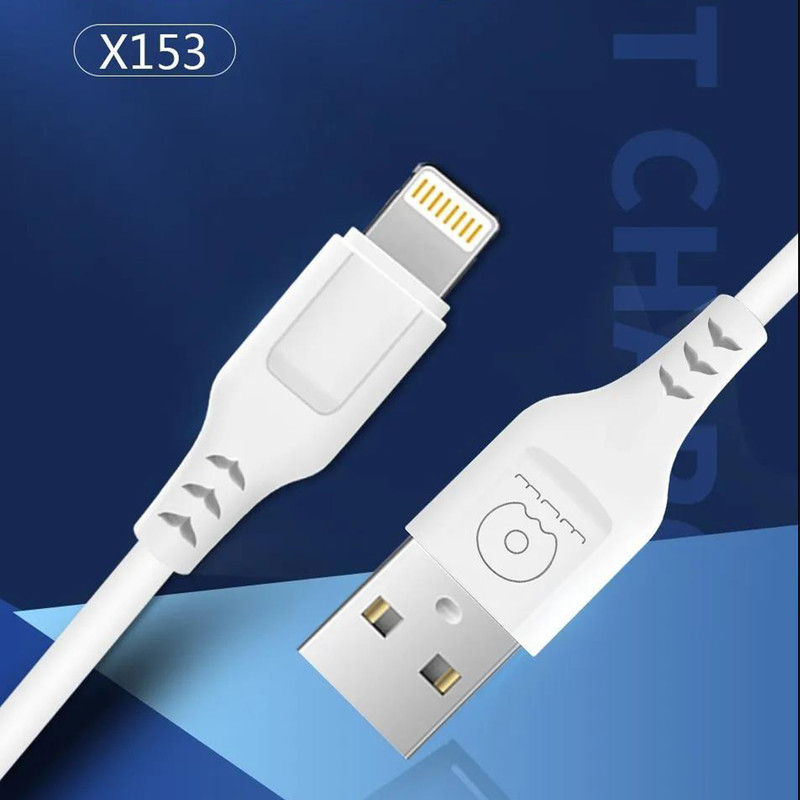 قیمت و خرید کابل تبدیل USB به لایتنینگ دبلیو یو دبلیو مدل X153 طول 1 متر
