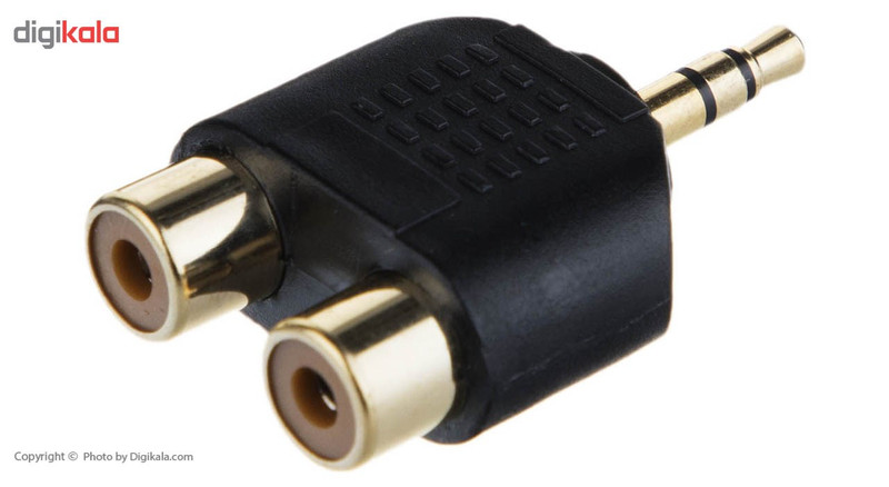 قیمت و خرید تبدیل یک به دو RCA به جک 3.5 میلی متری دایو مدل HQP کد MA81