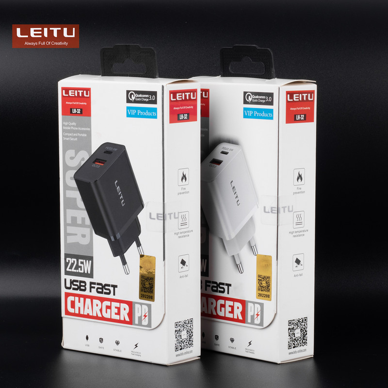 قیمت و خرید شارژر دیواری 22.5 وات لیتو مدل LH -32 به همراه کابل تبدیل MicroUSB