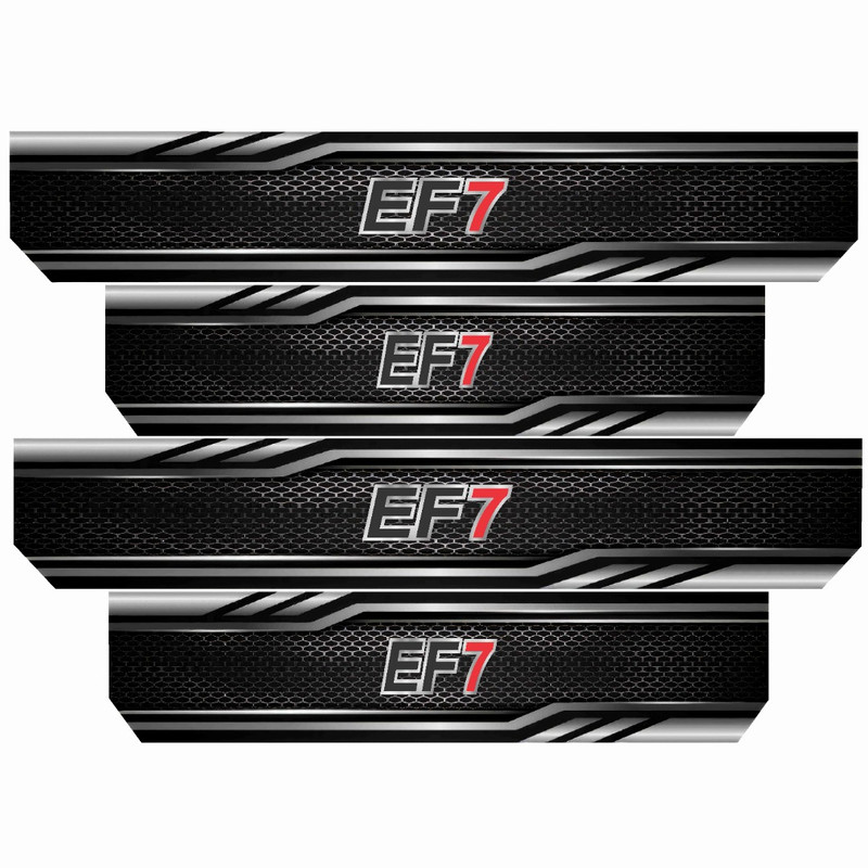 قیمت و خرید برچسب بدنه خودرو رایسان طرح EF7 کد SP2046 مجموعه 4 عددی
