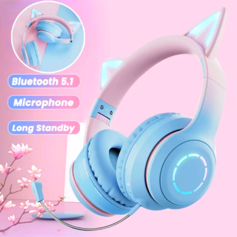 قیمت و خرید هدفون بلوتوثی مدل STN-07 طرح Cat