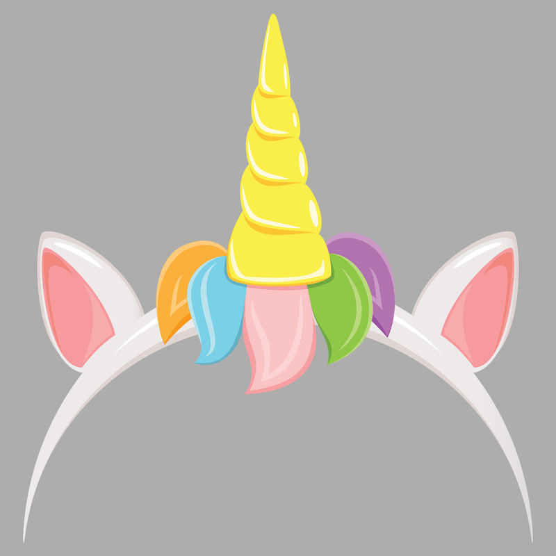 قیمت و خرید استیکر پارچه و لباس مدل dtf طرح یونیکورن کد H15.83 مجموعه 4 عددی