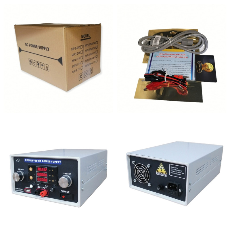 قیمت و خرید منبع تغذیه الکتریکی 34 ولت 10 آمپر ویکتور مدل MPS-310