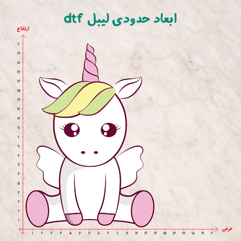 قیمت و خرید استیکر پارچه و لباس مدل dtf طرح یونیکورن کد H20.740 مجموعه 3 عددی