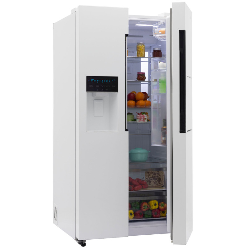 قیمت و خرید یخچال و فریزر ساید بای ساید 27 فوت اسنوا مدل SN8-2261SW