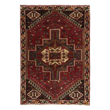 قیمت و خرید فرش دستبافت یک و نیم متری مدل شیراز ایلیاتی کد 483926c