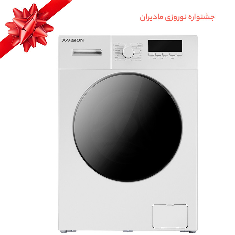 مشخصات، قیمت و خرید ماشین لباسشویی ایکس ویژن مدل TE62-AW/AS ظرفیت 6 کیلوگرم | دیجی‌کالا