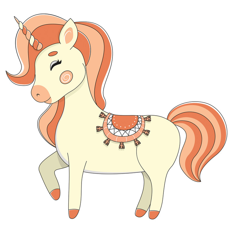 قیمت و خرید استیکر پارچه و لباس مدل dtf طرح یونیکورن کد H20.871 مجموعه 3 عددی