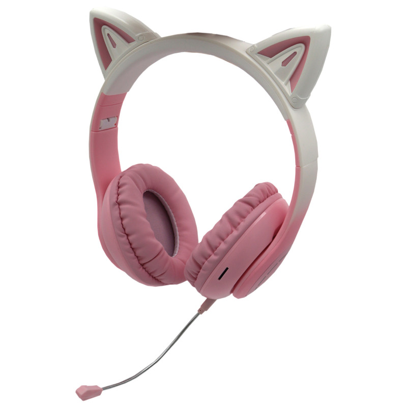 قیمت و خرید هدست بلوتوثی مدل فانتزی گربه ای کد YPSOR-STN07