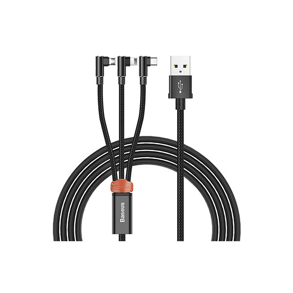 قیمت و خرید کابل تبدیل USB به USB-C / microUSB / لایتنینگ باسئوس مدل ...