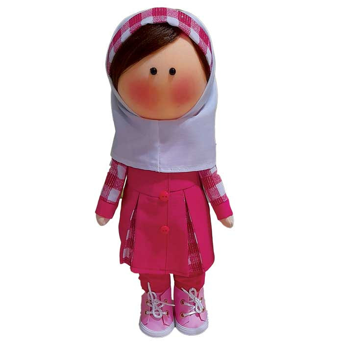 قیمت و خرید عروسک مدل روسی طرح دختر دانش آموز کد Dg 99 ارتفاع 35 سانتی متر