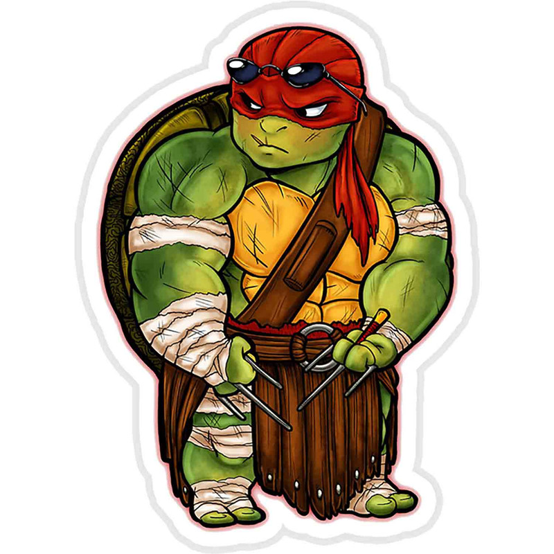 قیمت و خرید استیکر لپ تاپ طرح Chibi Raph Sticker کد ST326