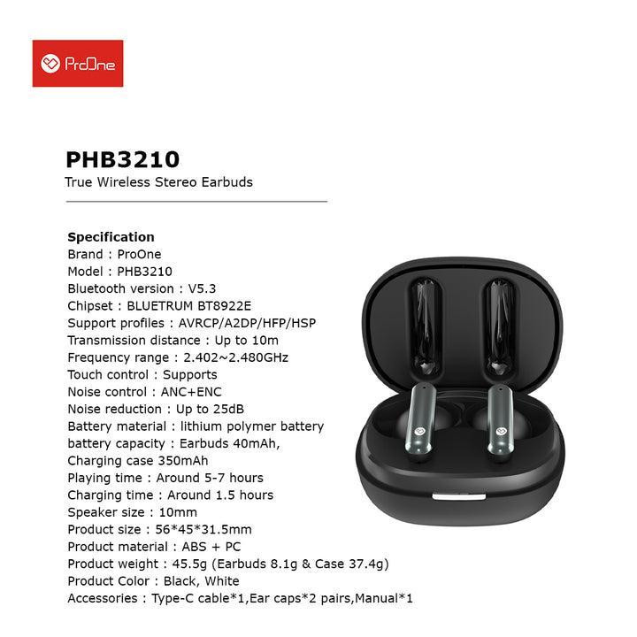 قیمت و خرید هندزفری بلوتوثی پرووان مدل PHB3210