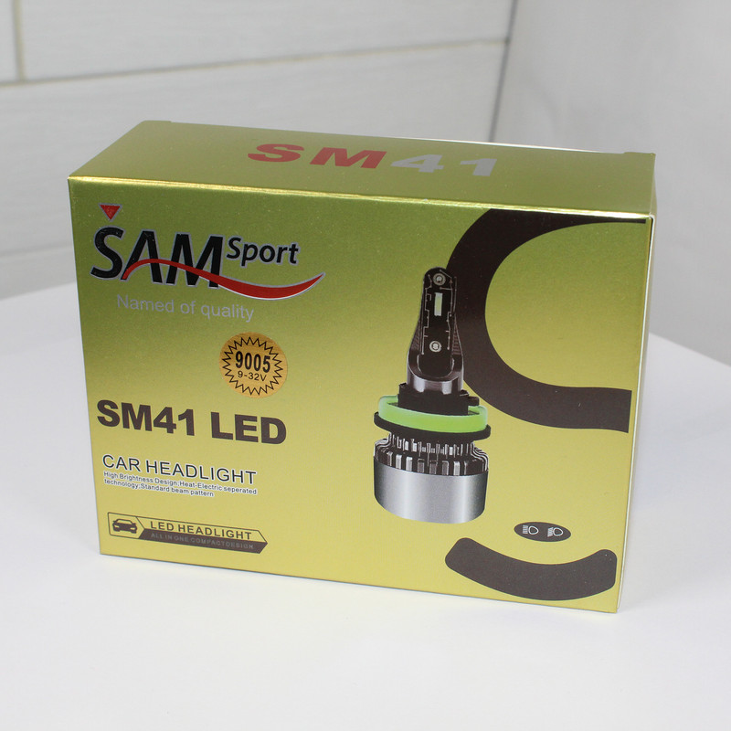 قیمت و خرید لامپ هدلایت خودرو سام مدل SM41 کد 9005 بسته 2 عددی