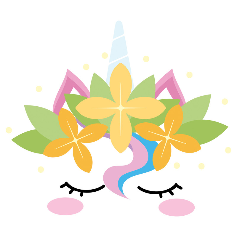 قیمت و خرید استیکر پارچه و لباس مدل dtf طرح یونیکورن کد H15.118 مجموعه 4 عددی