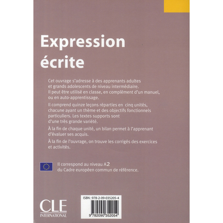 قیمت و خرید کتاب Expression ecrite 2 niveau A2 Competences اثر sylvie quinton and reine mimran ...