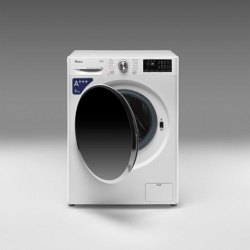 قیمت و خرید ماشین لباسشویی جی پلاس مدل GWM-P990W ظرفیت 9 کیلوگرم