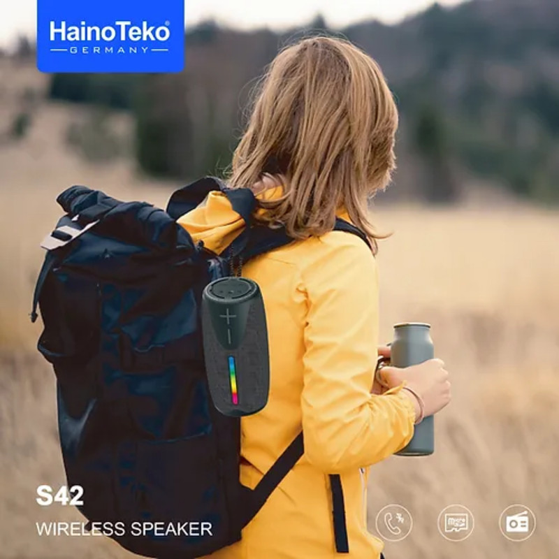 قیمت و خرید اسپیکر بلوتوثی قابل حمل هاینو تکو مدل s42 haino teko