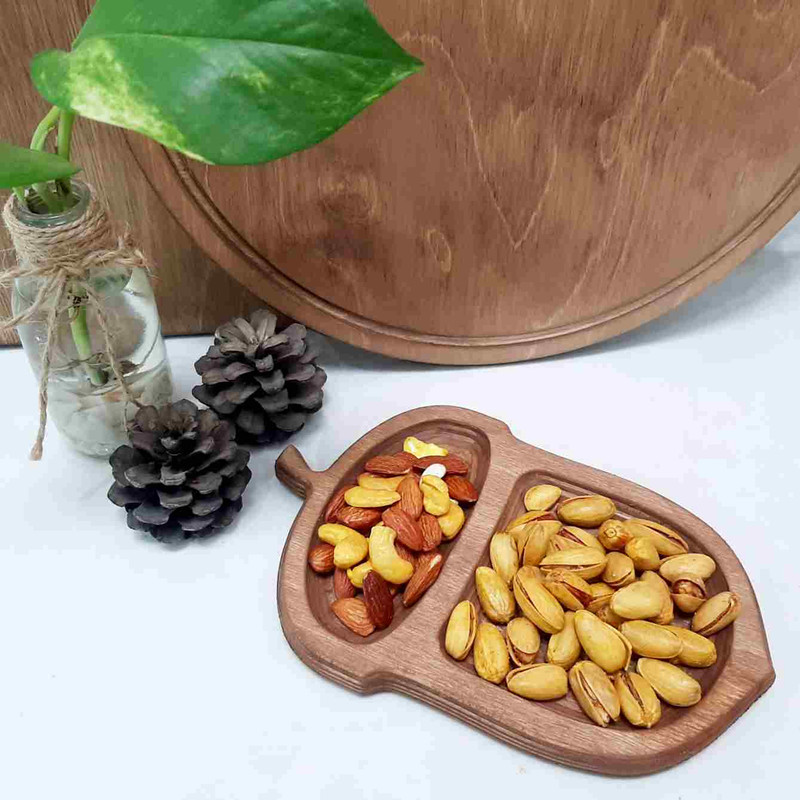 قیمت و خرید زیر لیوانی مدل چوبی طرح بلوط کد 01