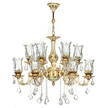 قیمت و خرید لوستر 12 شعله چشمه نور کد S3703/6GWT