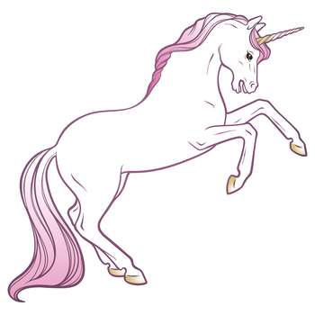 قیمت و خرید استیکر پارچه و لباس مدل dtf طرح یونیکورن کد H20.792 مجموعه 3 عددی