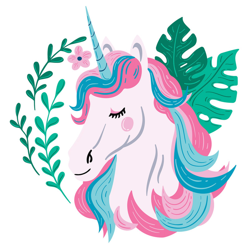 مشخصات، قیمت و خرید استیکر پارچه و لباس مدل dtf طرح یونیکورن کد H15.426 مجموعه 4 عددی | دیجی‌کالا