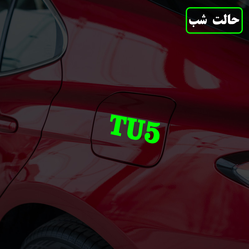 قیمت و خرید برچسب بدنه خودرو مدل شب تاب طرح tu5کدCK