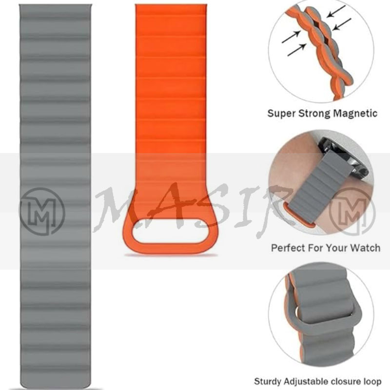 قیمت و خرید بند مسیر مدل Silicone Loop 2C Magnetic مناسب برای ساعت ...