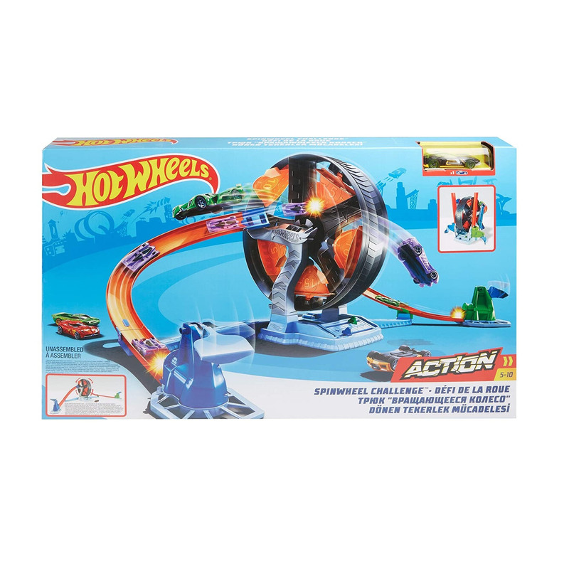 قیمت و خرید کیت ماشین بازی هات ویلز مدل SpinWheel Challenge کد GJM77